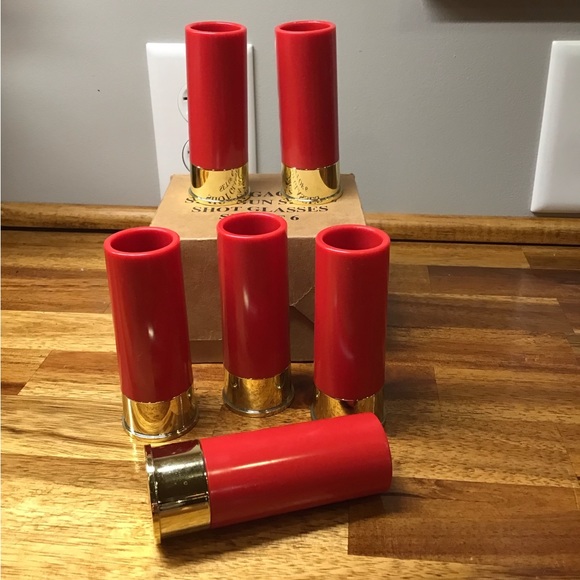 Goochoo | Dining | 2 Gauge Shotgun Shell Shot Glasses Set Of 6 | Poshmark